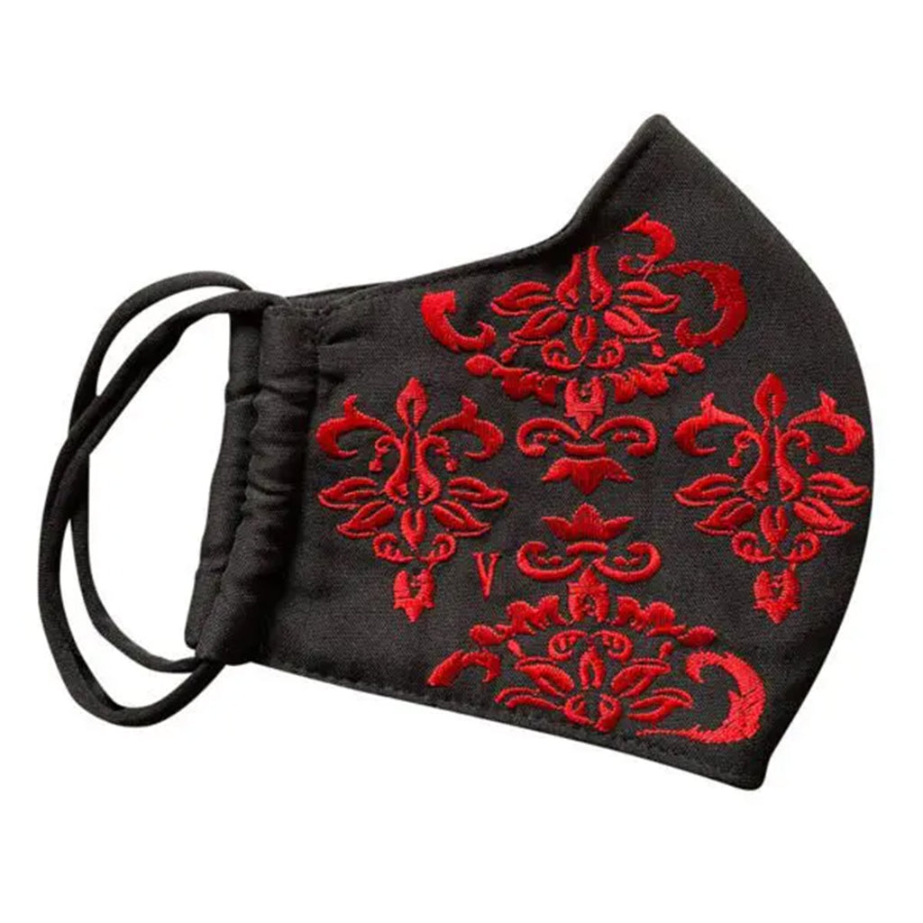 Embroidered Red Brocade Mask – Vampfangs